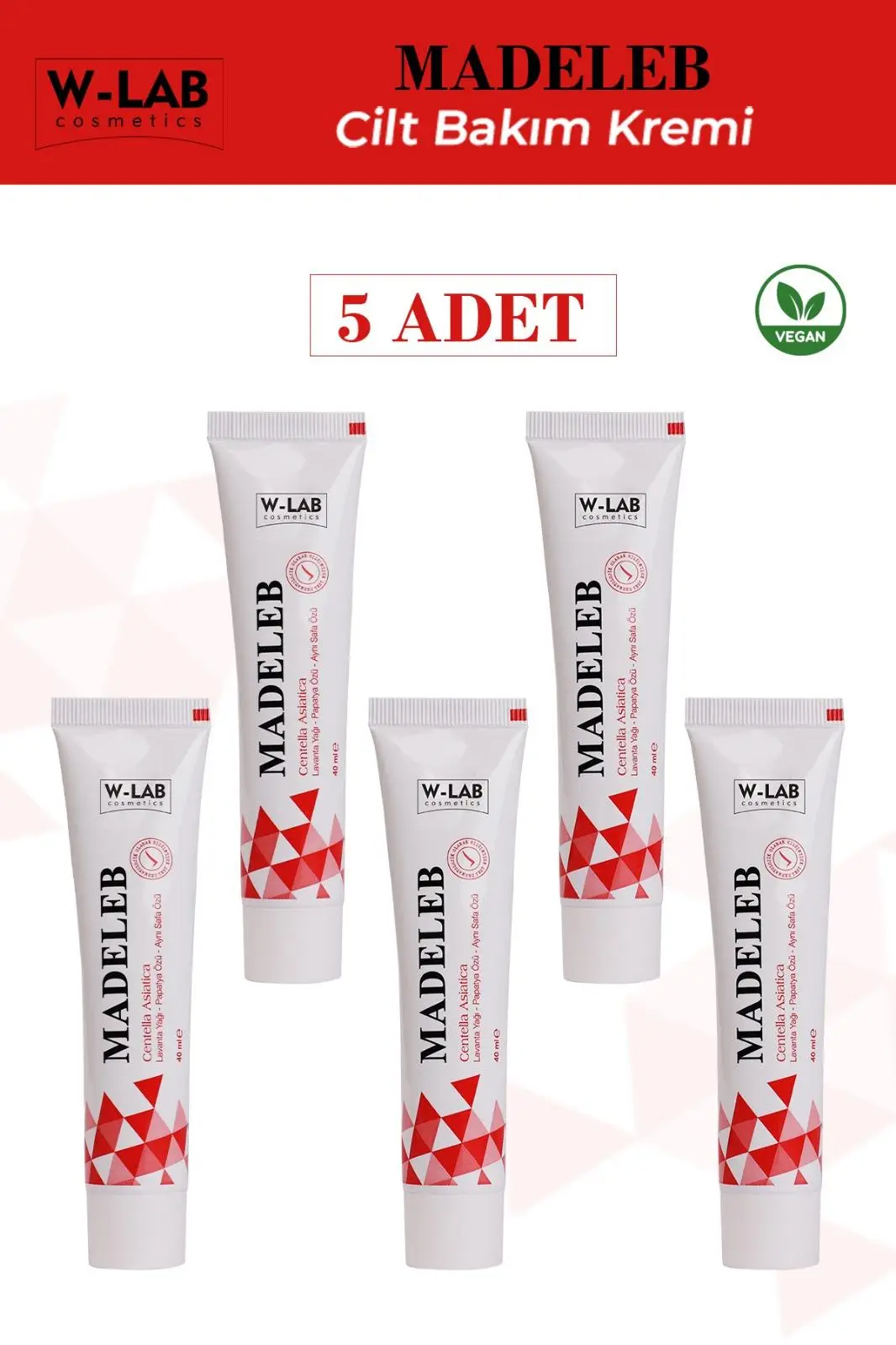 W-Lab Madeleb 5 li Krem Set